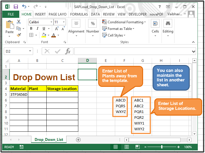 How To Insert A Drop Down Lists In Excel Cells With Just A Few Clicks 