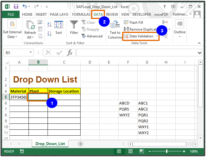 How To Add A Drop Down List On Excel Add Drop Down Lists In Excel